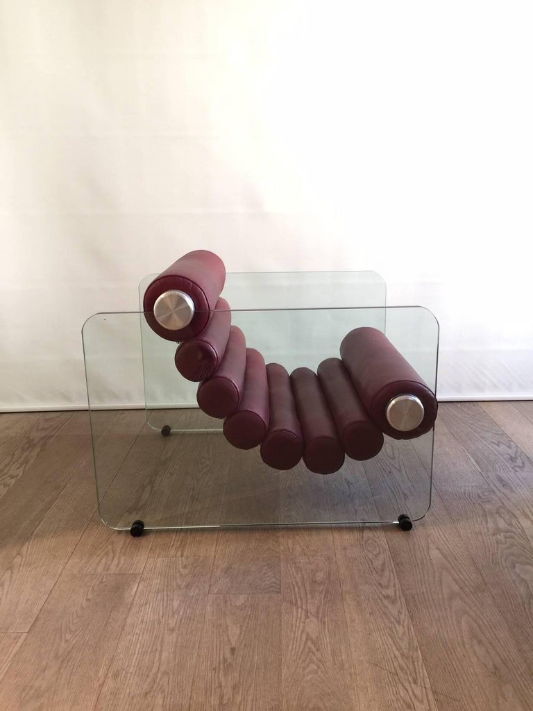 Fabio Lenci Hyaline Lounge Chair For Sale at 1stDibs