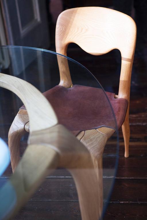 Domo - English oak modern dining chair, designed by Nigel Coates For ...