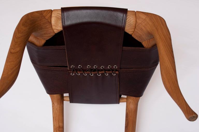 Domo - English oak modern dining chair, designed by Nigel Coates For ...