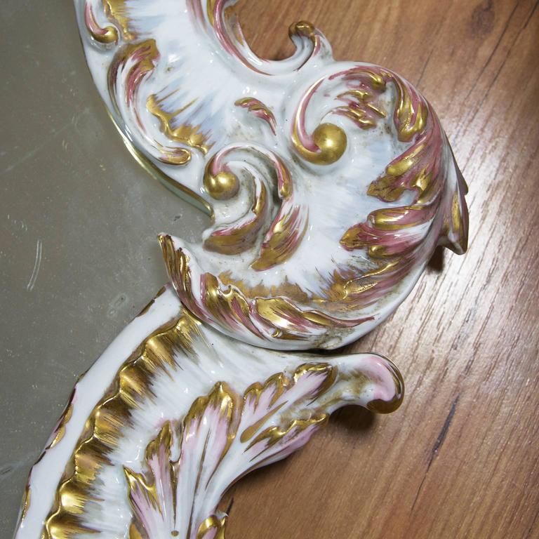 Italian Capodimonte Porcelain Mirror For Sale at 1stDibs | capodimonte ...