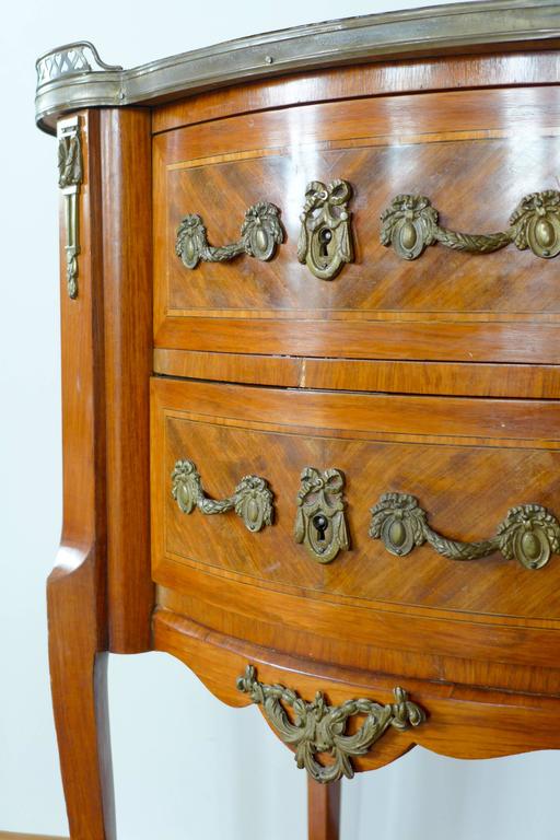 19th Century French Elegant Walnut Commode with Two Drawers For Sale at ...