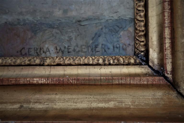 Oil Painting by Gerda Wegener, Still Life of Blue Flowers, 1907 at 1stDibs