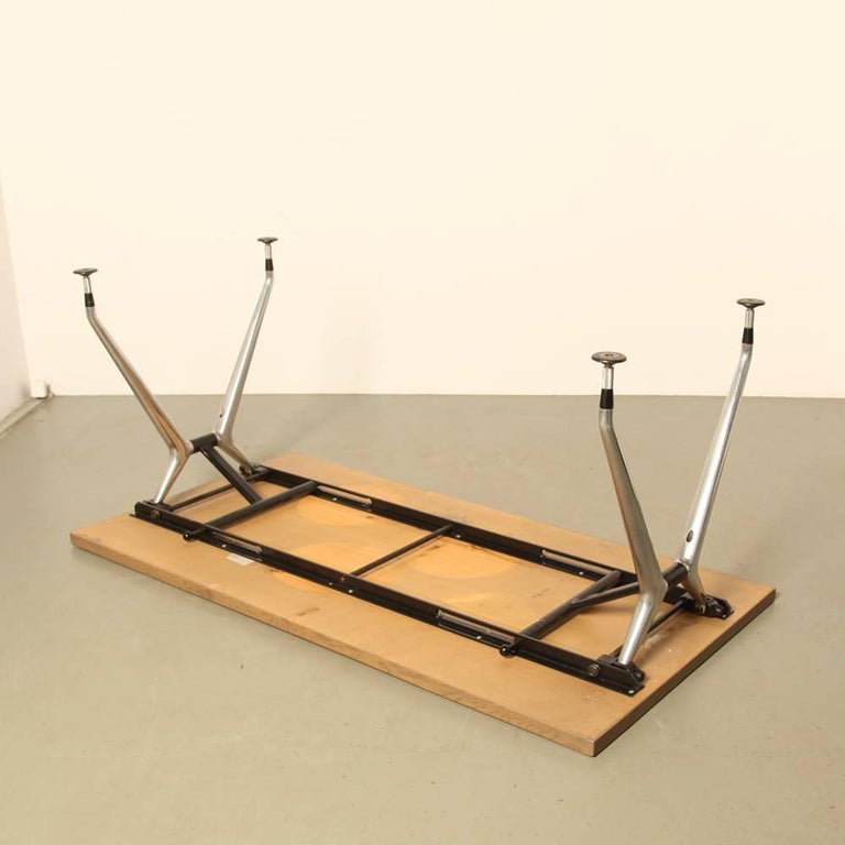 Wilkhahn Table with Folding Legs For Sale at 1stDibs
