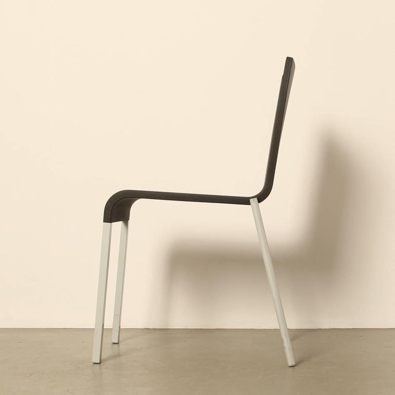 Vitra .03 Chair by Maarten van Severen in Black For Sale at 1stDibs