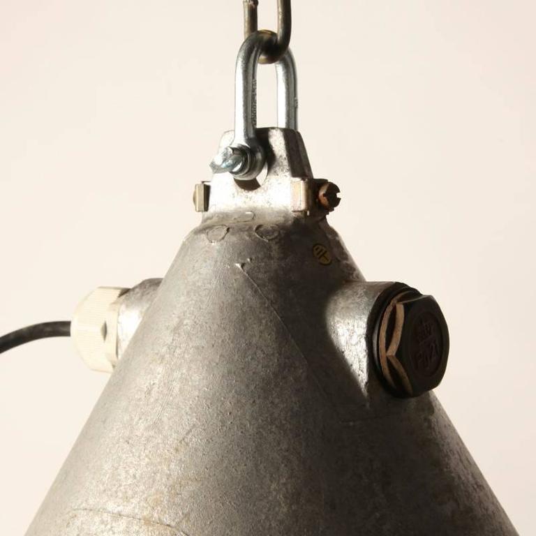 Industrial European Aluminium Lamp For Sale at 1stDibs