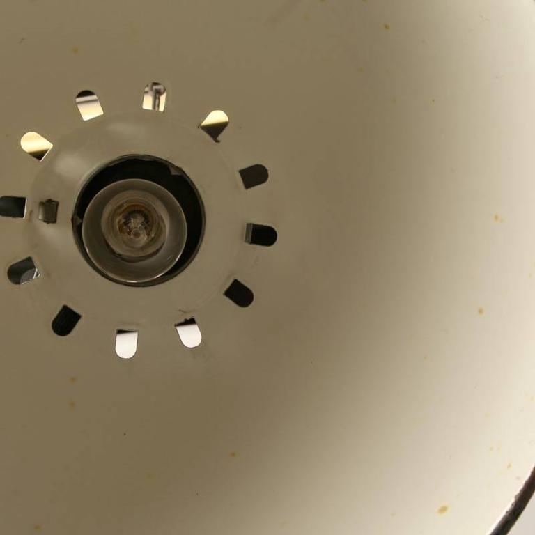 Industrial Russian Enamel Pendant Light For Sale at 1stDibs