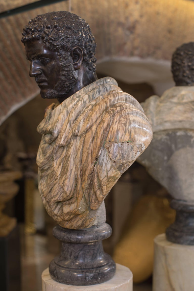19th Century Roman Marble Bust Sculpture of Emperor Caracalla in ...