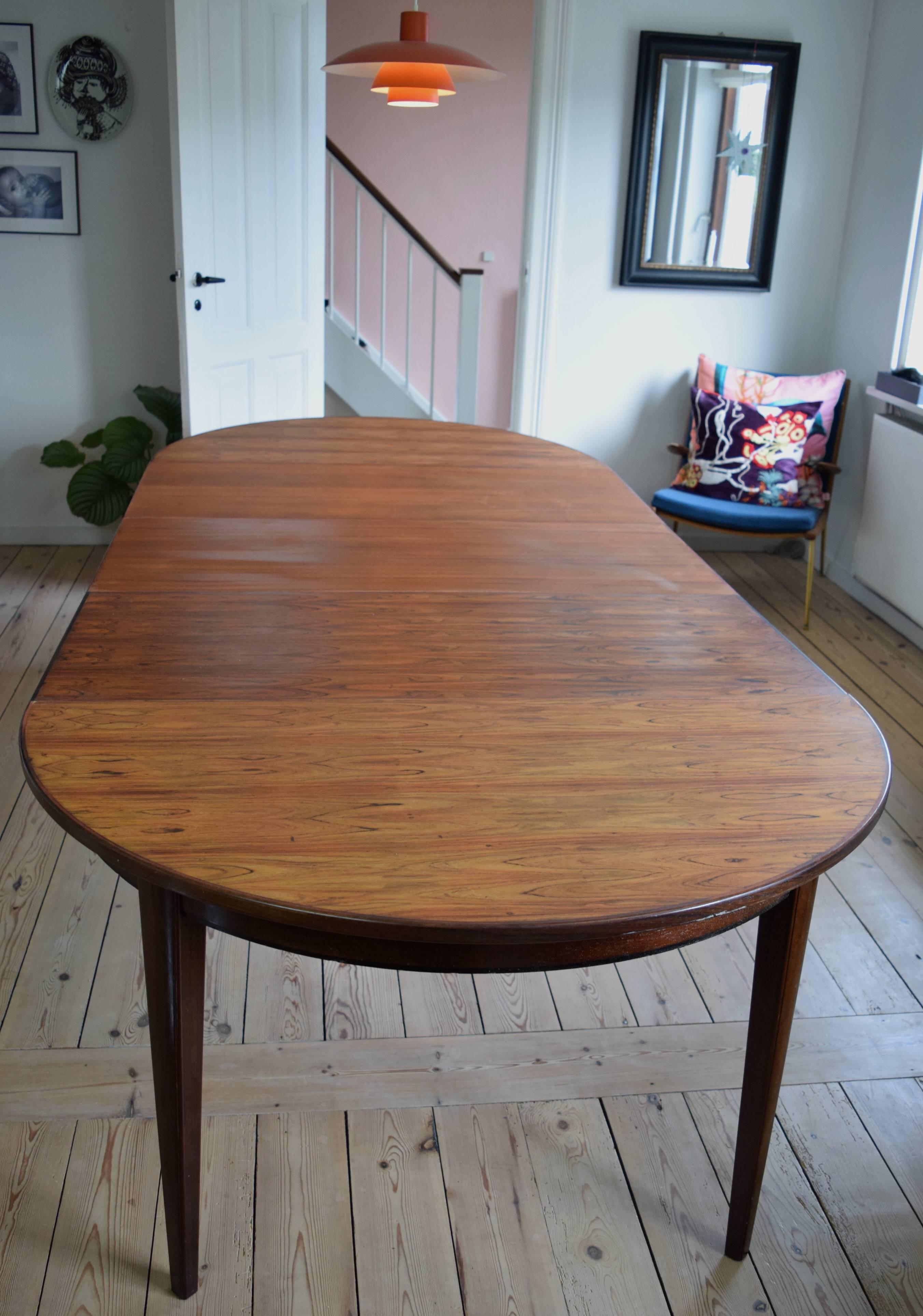 Omann Jun Model 55 Rosewood Dining Table For Sale at 1stDibs