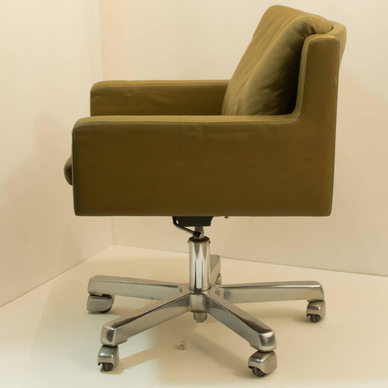 Set of Arm or Desk Chair and Ottoman by Robert Haussmann for the Sede ...