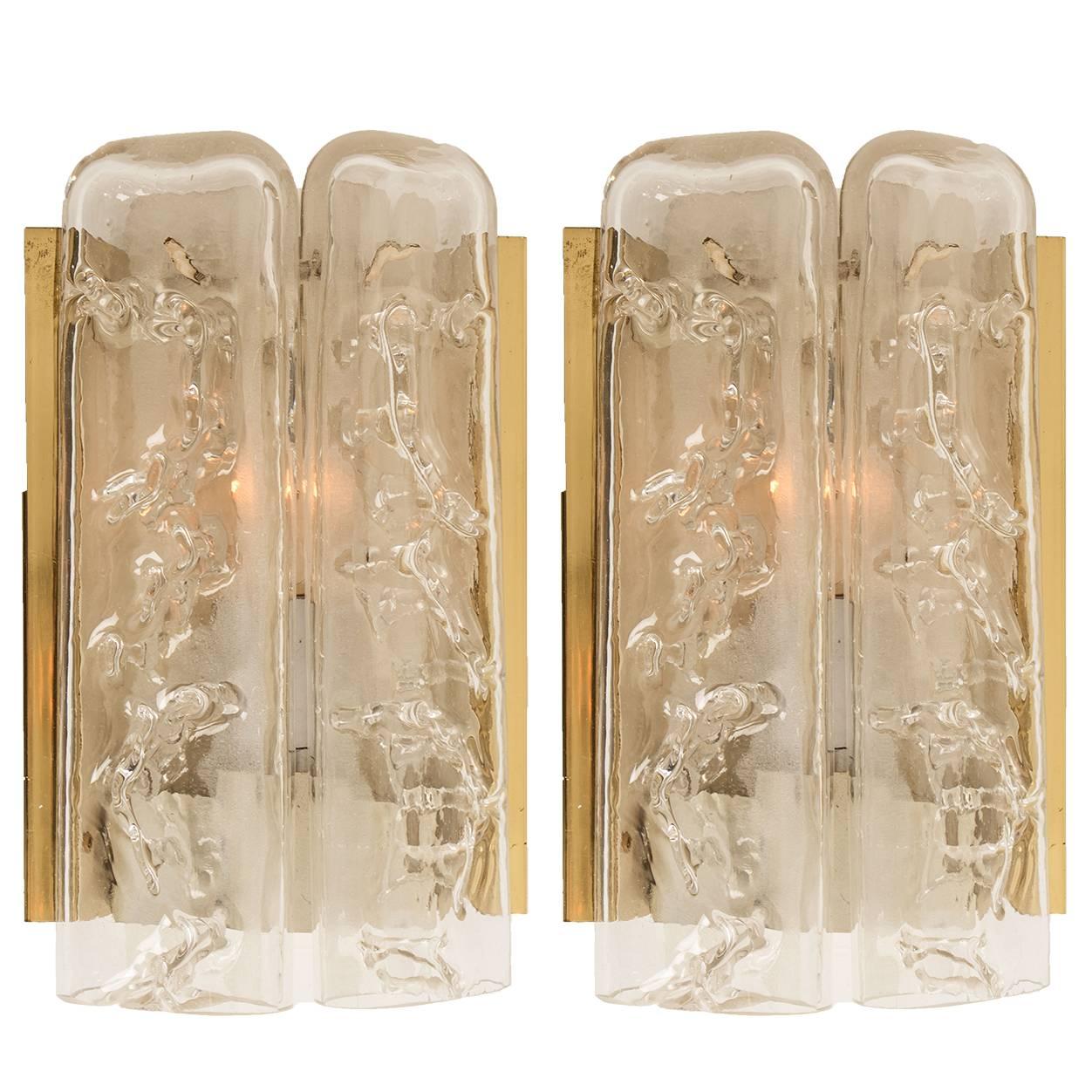 Huge Doria Giant Light Fixtures, One Chandelier and Two Wall Scones at ...