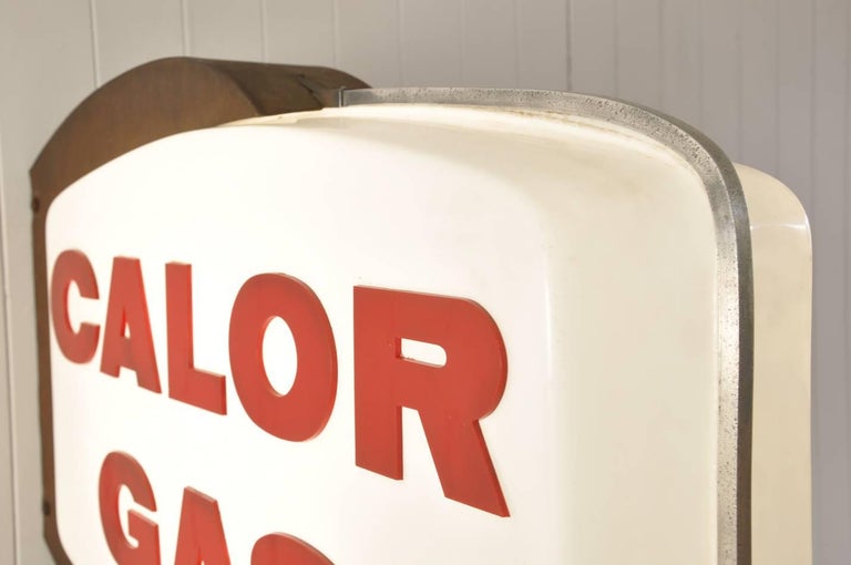Vintage 'Calor Gas' Advertising Light Sign For Sale at 1stDibs