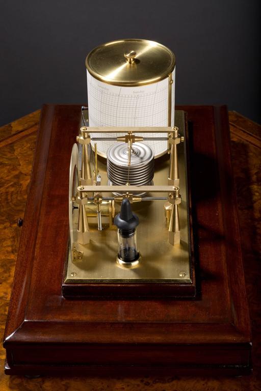 Antique Mahogany Cased Barograph by Negretti and Zambra, London For ...