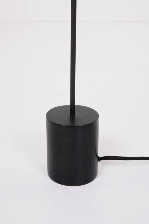 Torche Reading Light In Darkened Steel With Brass Shade and Cylindrical ...