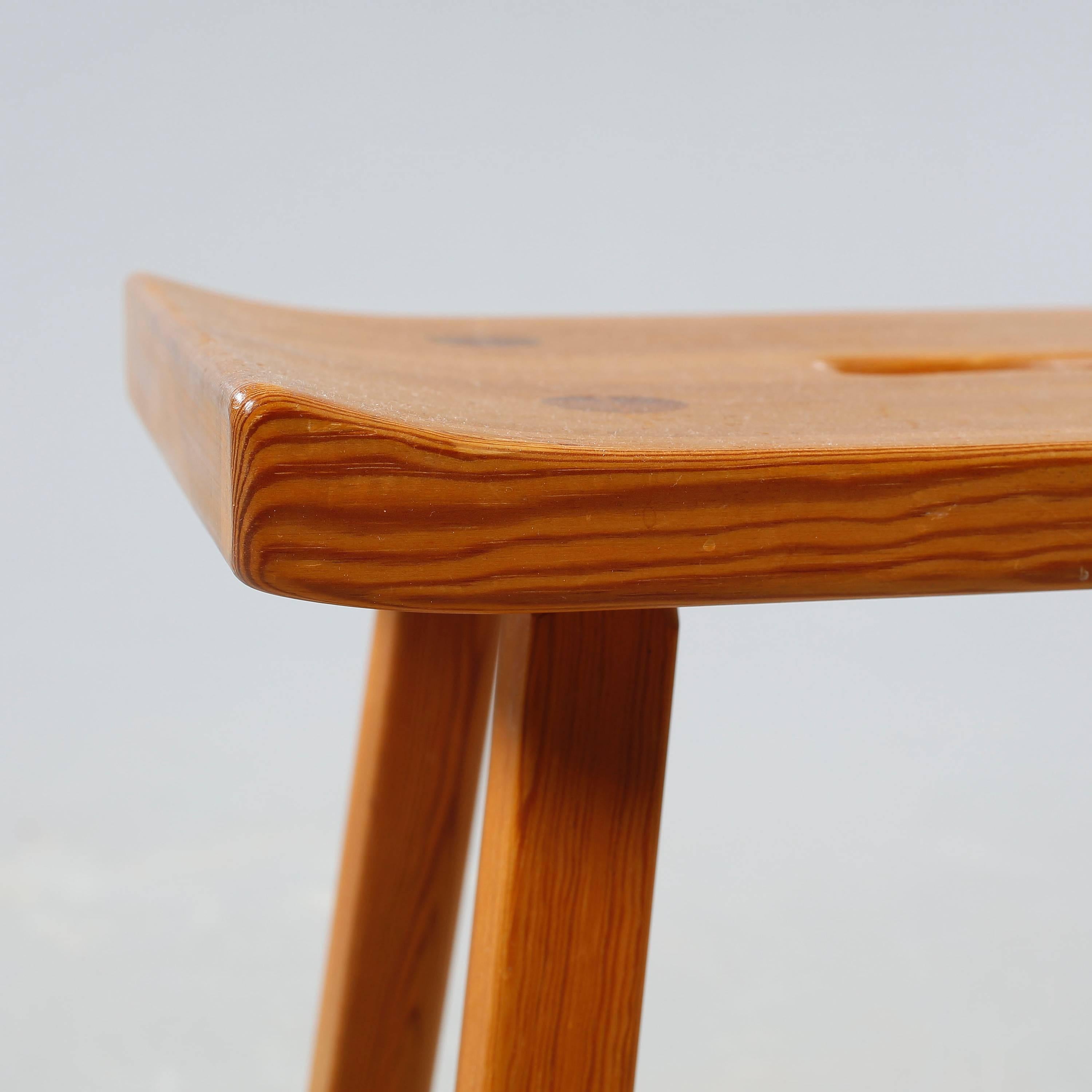 Stool, Carl Malmsten "Viking Stool" For Sale at 1stDibs
