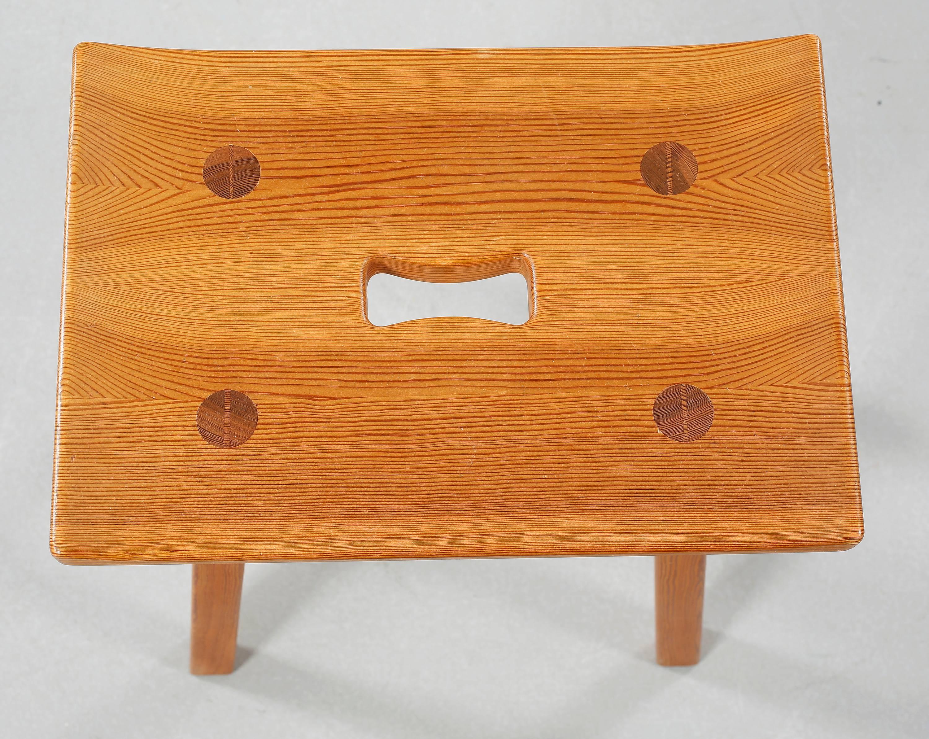 Stool, Carl Malmsten "Viking Stool" For Sale at 1stDibs