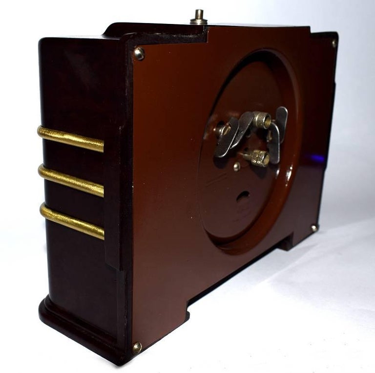 Original 1930s French Art Deco Bakelite Jaz Clock For Sale at 1stDibs ...
