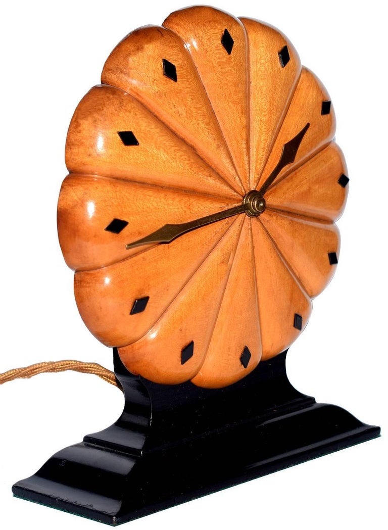 English 1930s Art Deco Clock by Neltic at 1stDibs