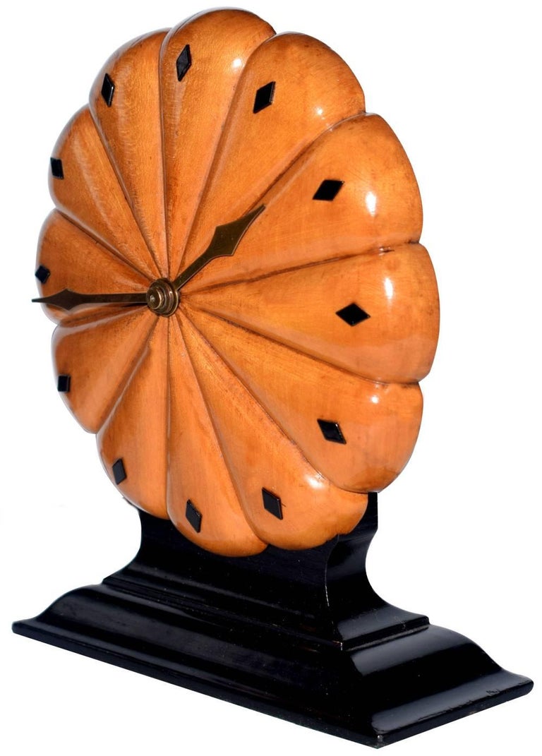 English 1930s Art Deco Clock by Neltic at 1stDibs