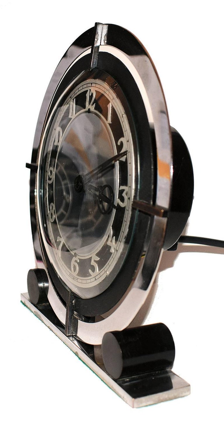 English Art Deco Modernist Clock by Temco For Sale at 1stDibs | temco ...