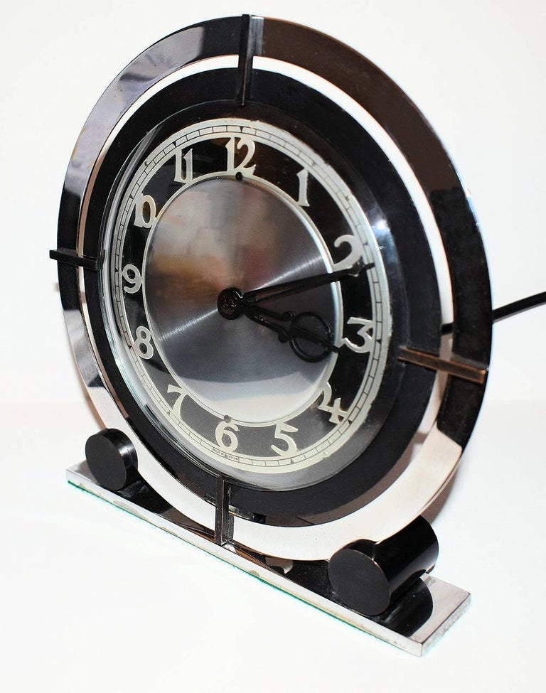 English Art Deco Modernist Clock by Temco For Sale at 1stDibs | temco ...