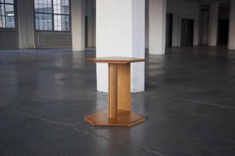 Geometric Solid Wood Reflecting Side Tables by BELLBOY For Sale at ...