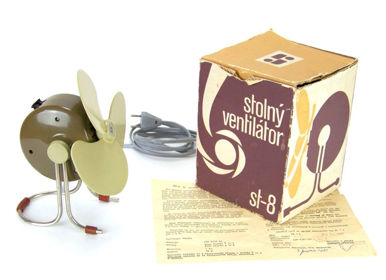 Table Fan, 220V, 20W Central Europe in the 1980s at 1stDibs