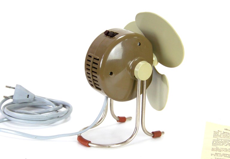 Table Fan, 220V, 20W Central Europe in the 1980s at 1stDibs