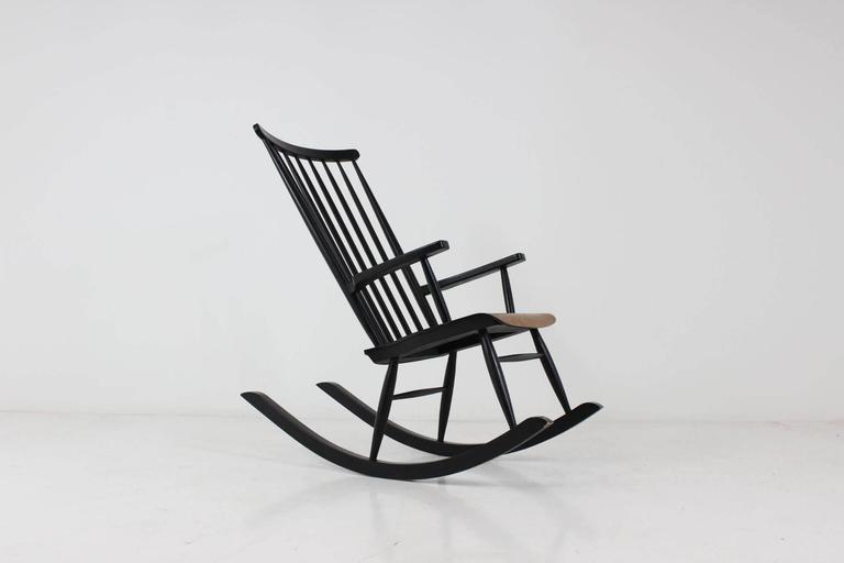 Vintage Finnish Rocking Chair by Varjosen Puunjalostus for Uusikylä ...