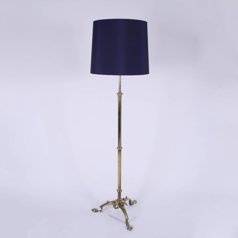 Brass English Floor Lamp at 1stDibs
