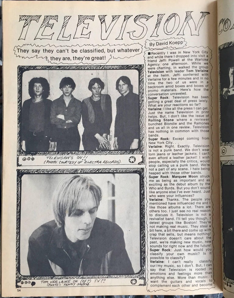 Patti Smith 1970s 'Punk Rock' Magazine ‘in the Style of Mapplethorpe ...