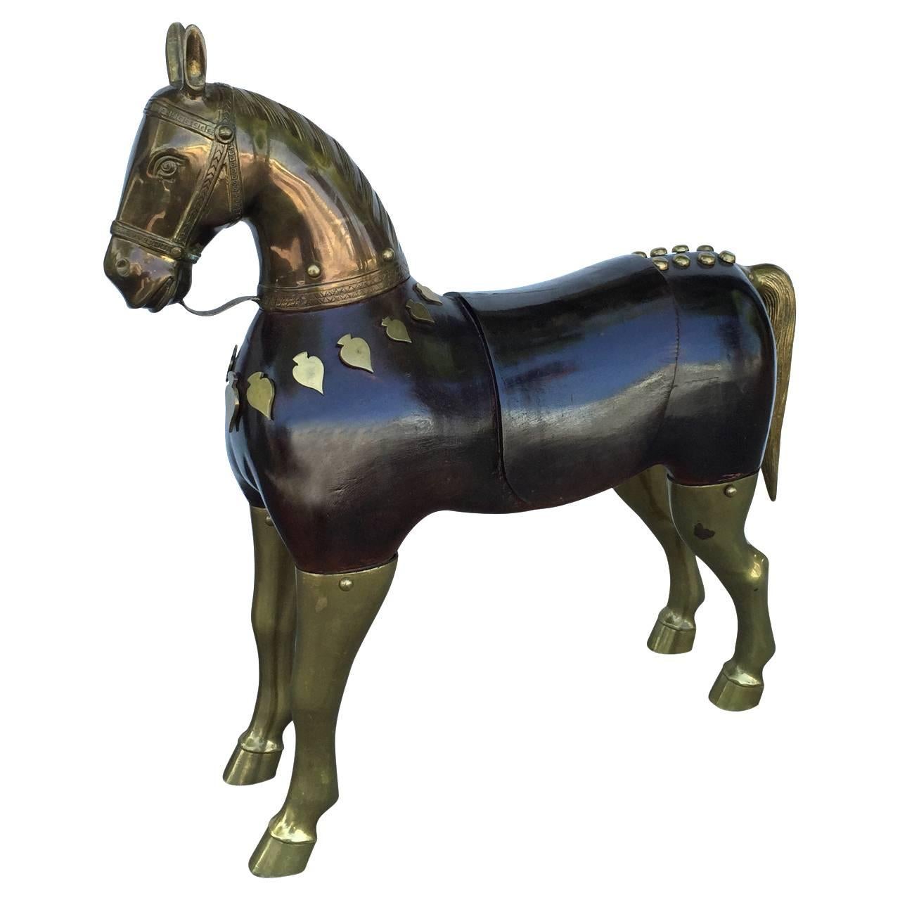 Vintage Anglo-Indian Horse Figure at 1stDibs