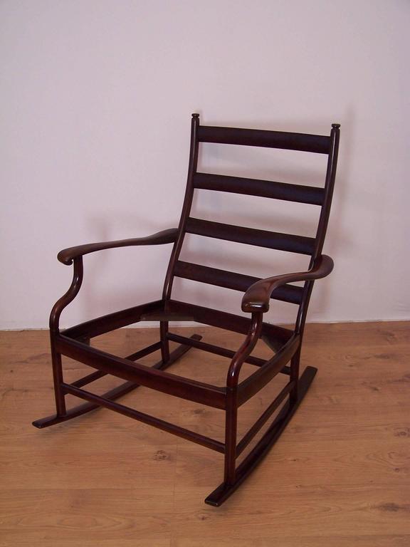 Vintage Rosewood Rocking-Chair from Simmons at 1stDibs