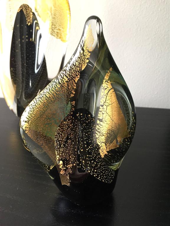 Randy Strong "Dichroic Flame" Art Glass Sculptures For Sale at 1stDibs