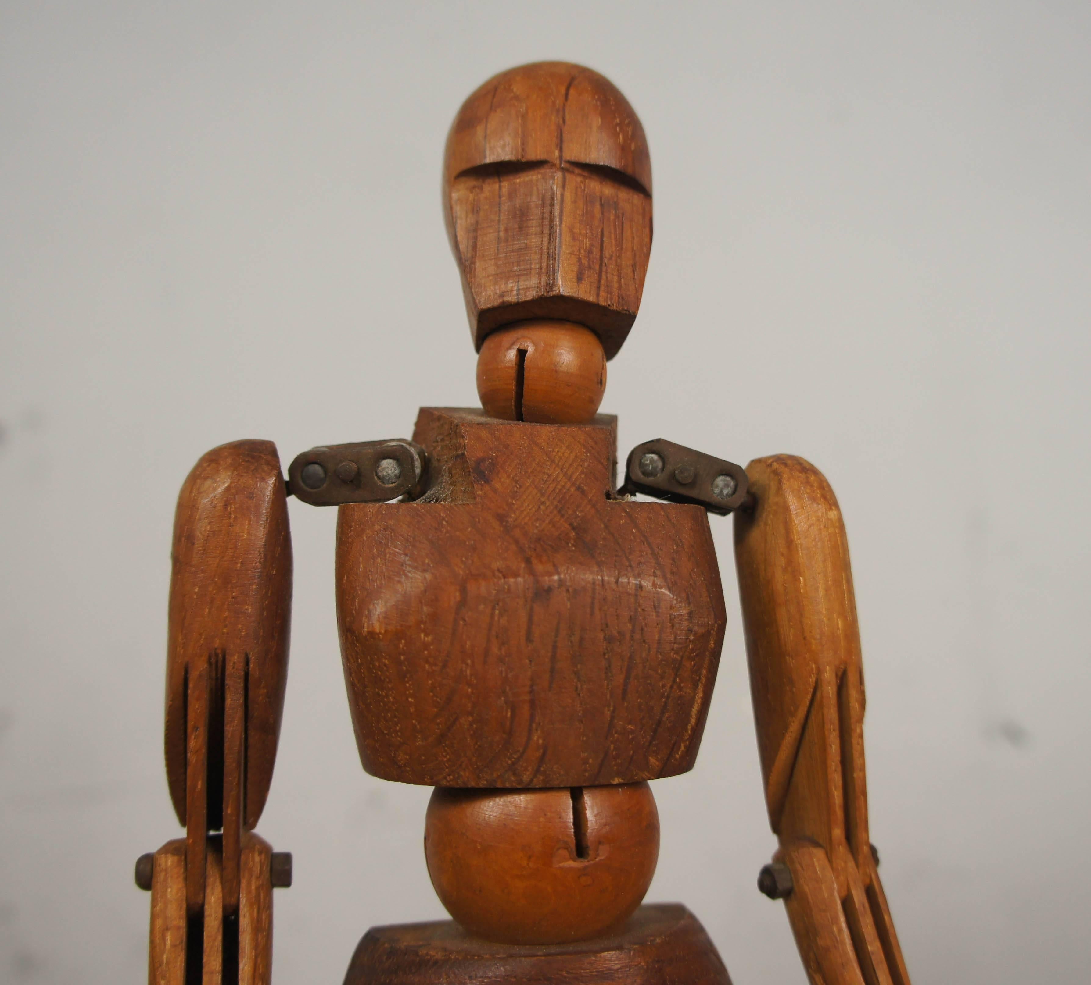 19th Century Articulated Lay Figure or Artist's Mannequin Model at ...