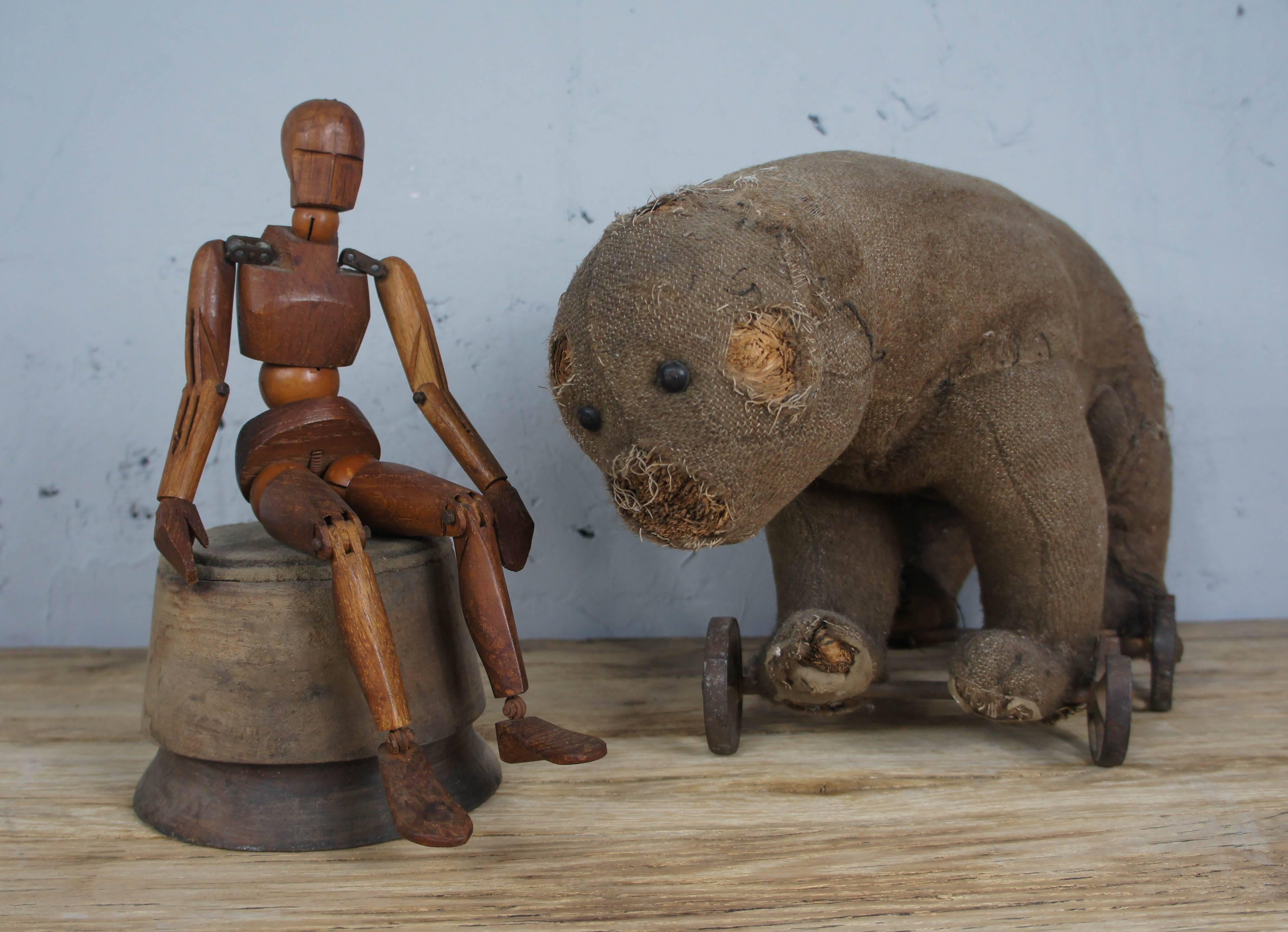 19th Century Articulated Lay Figure or Artist's Mannequin Model at ...