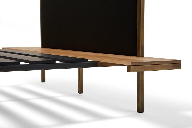 Customizable Bed Frame with Side Tables and Bench For Sale at 1stDibs ...