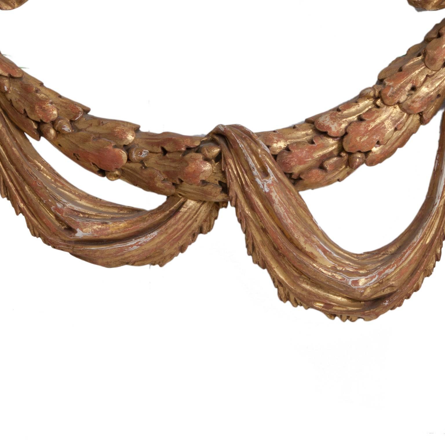 19th Century Hand-Carved Wooden Architectural Swags at 1stDibs