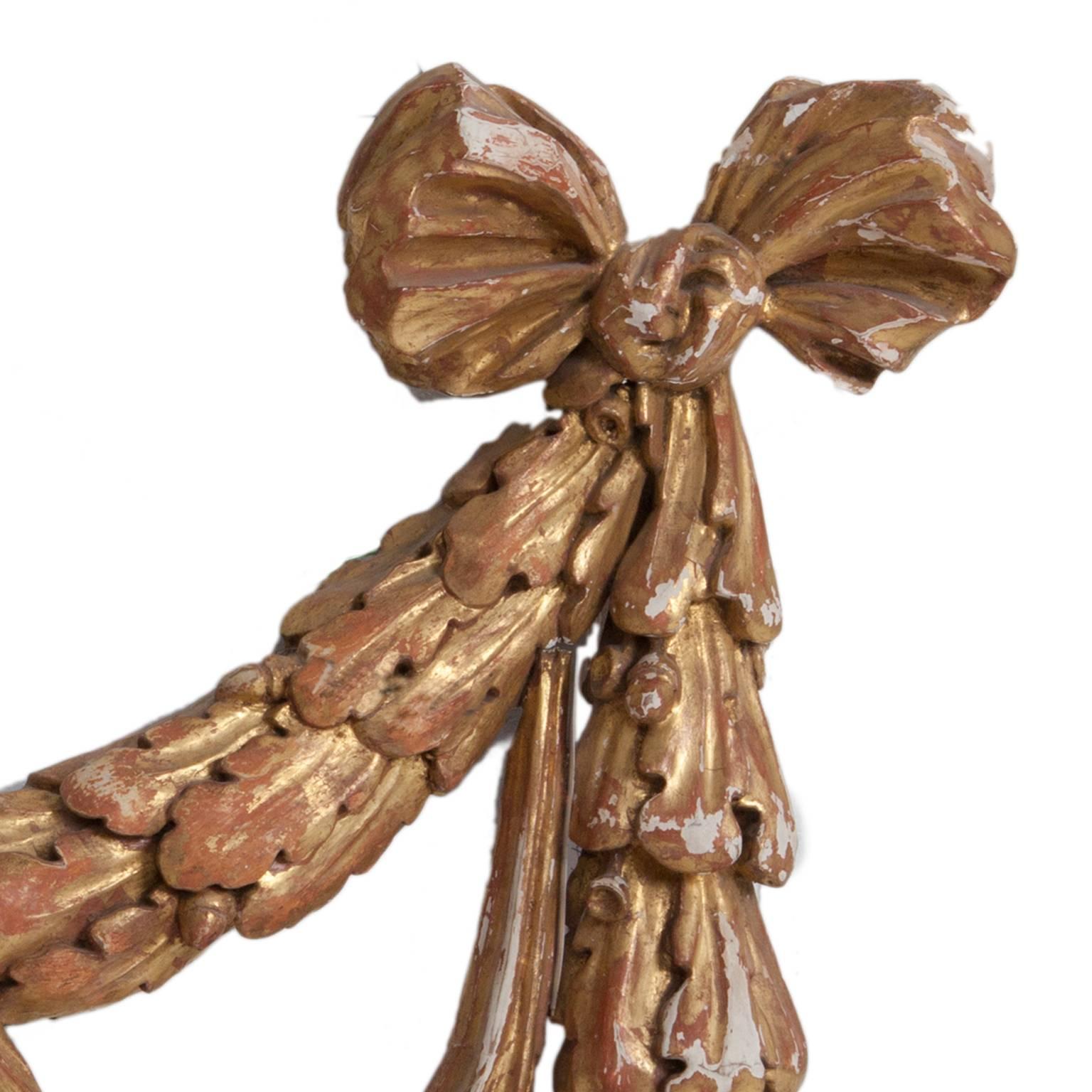 19th Century Hand-Carved Wooden Architectural Swags at 1stDibs