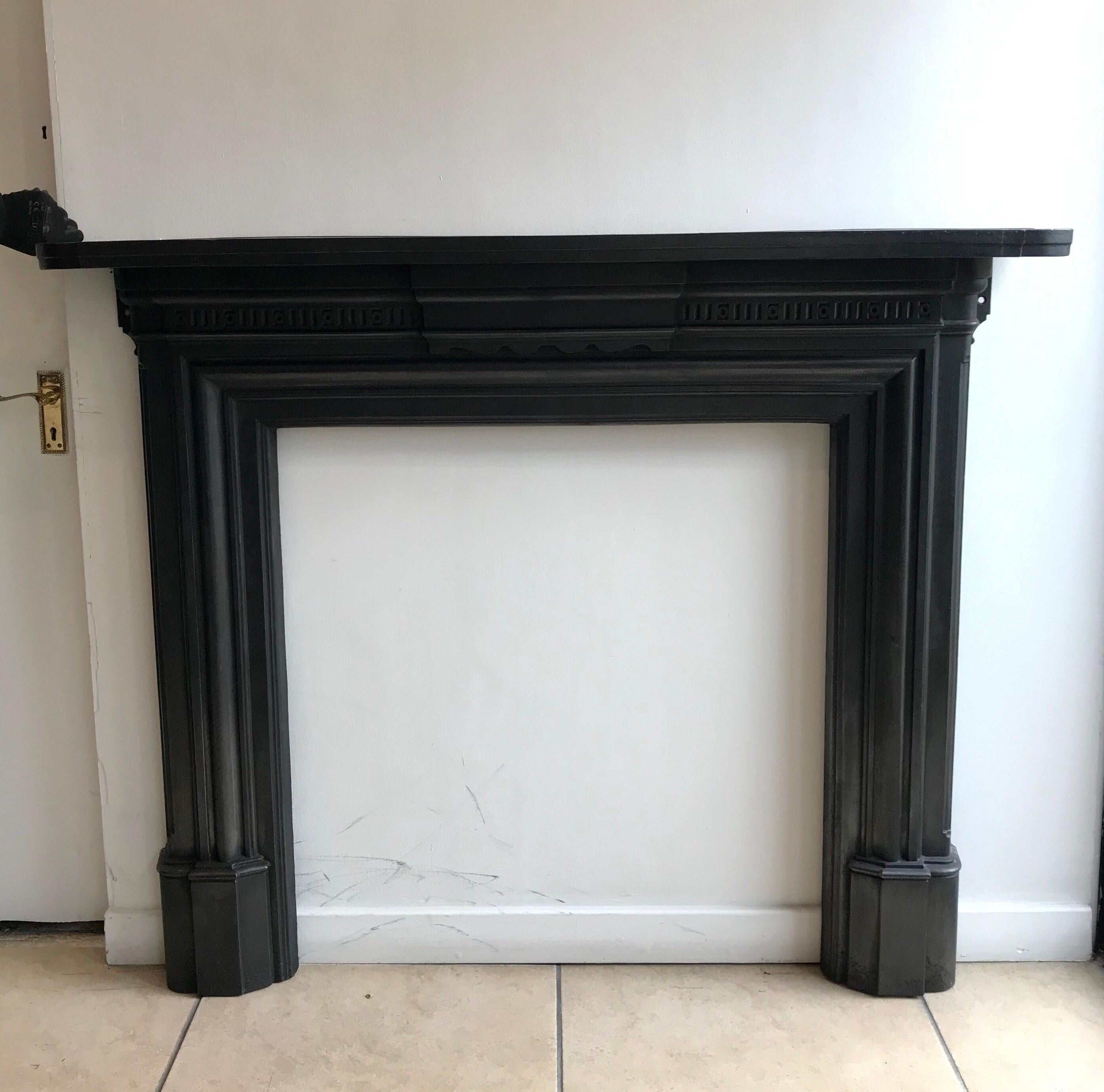 Original Victorian Cast Iron Fireplace Mantlepiece at 1stDibs | fire ...