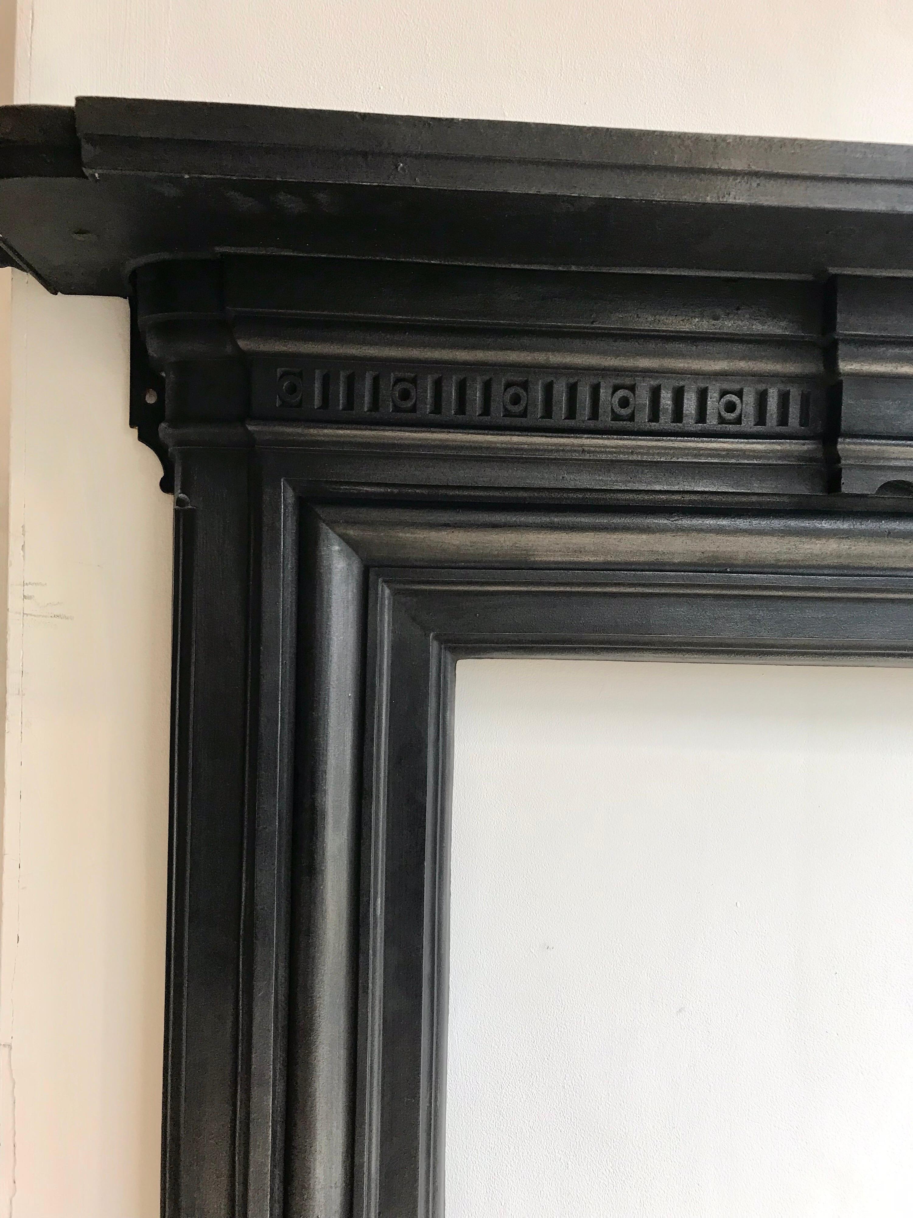 Original Victorian Cast Iron Fireplace Mantlepiece at 1stDibs | fire ...