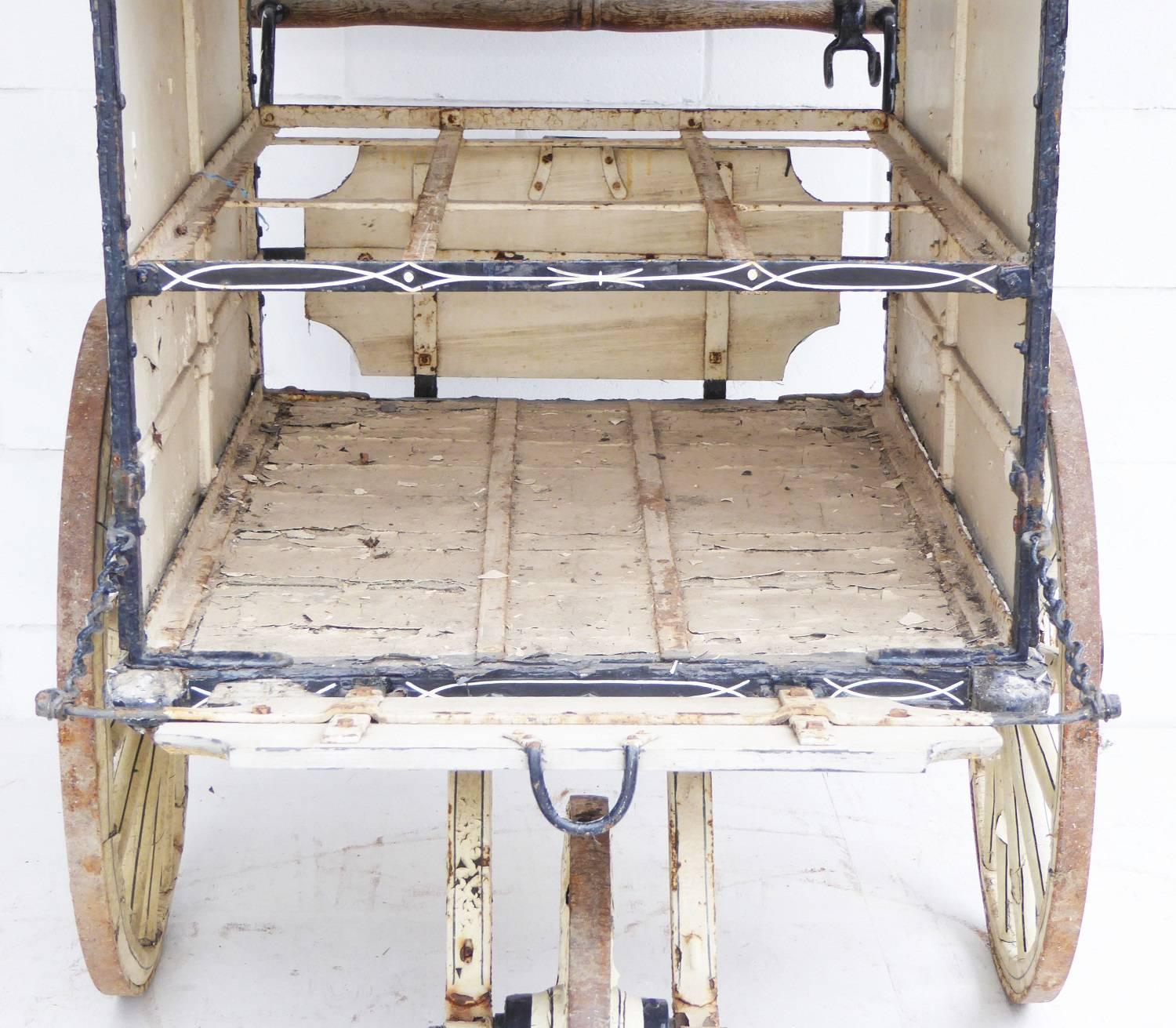 Antique Hand Pulled Milk Cart "by Appointment to H.M the King" at 1stDibs