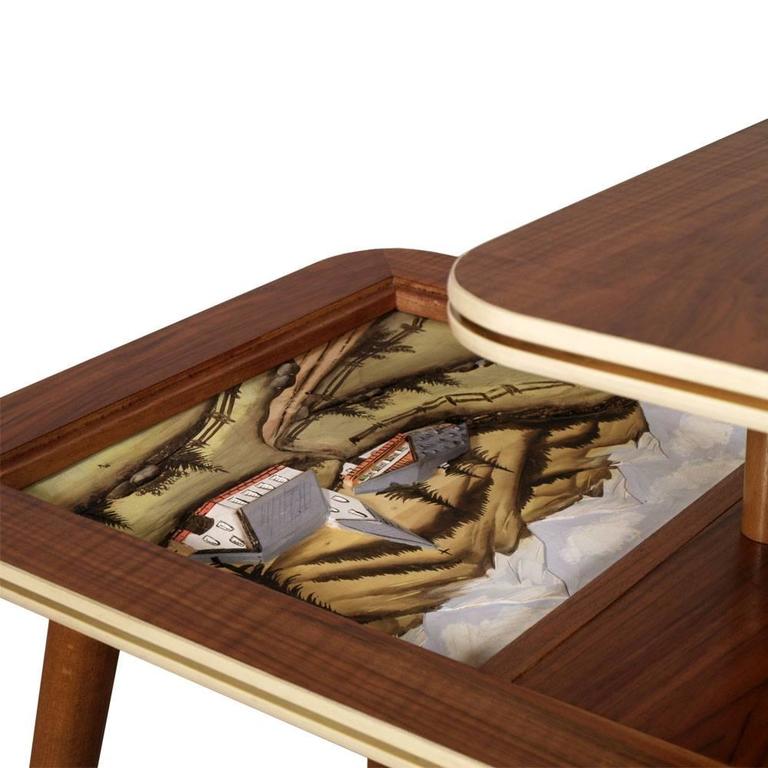 1950s Coffee Table from Cortina D'ampezzo, Posta Hotel, Ico Parisi ...