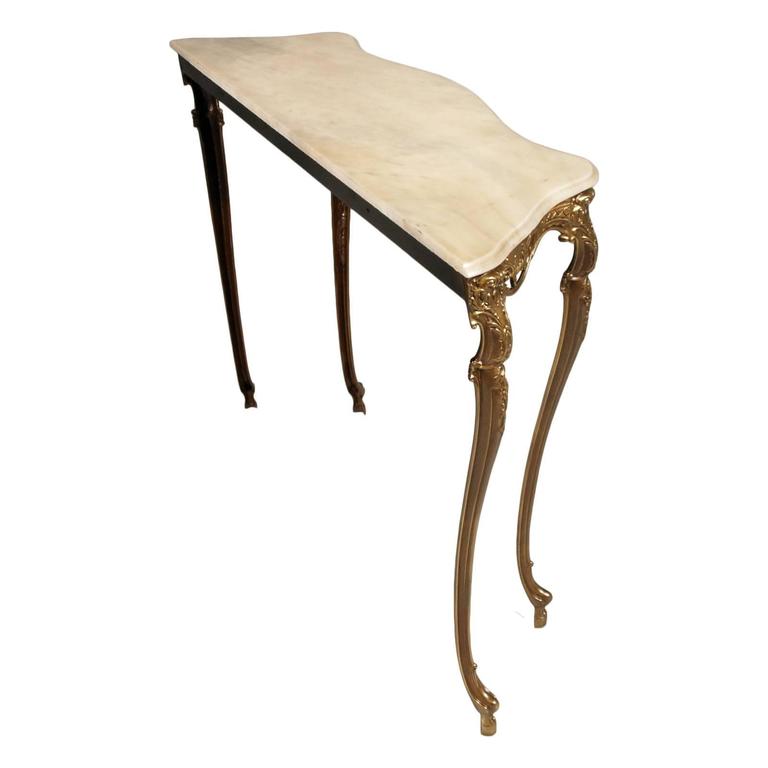 Early 20th Century Venetian Rococo Gilt Bronze Console, V. Cadorin ...