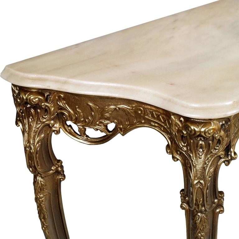 Early 20th Century Venetian Rococo Gilt Bronze Console, V. Cadorin ...