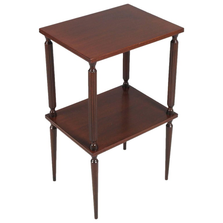 Mid-Century Modern Mahogany Side Table, Console, Neoclassical Style For ...
