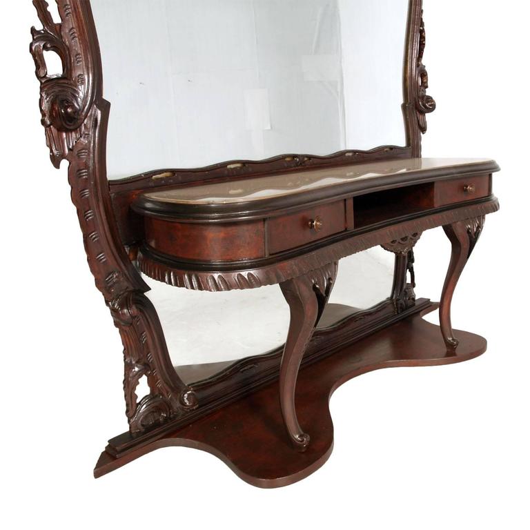 Venice Baroque Belle Epoque Lady Console Vanity with Mirror by Vincenzo ...