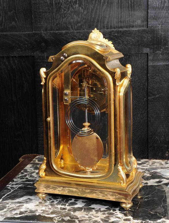 Japy Freres Art Nouveau Crystal Regulator, circa 1900 at 1stDibs