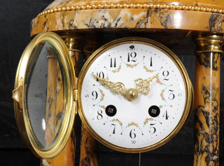 Grand Tour Style Portico Clock Set by Samuel Marti at 1stDibs