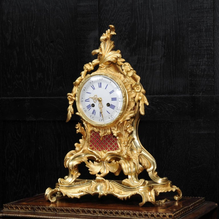 Fine Rococo Ormolu Clock by Vincenti, circa 1860 at 1stDibs | ormulu ...