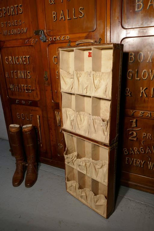 Very Rare Shoe Case, Steamer Trunk for Shoes Steam Punk at 1stDibs